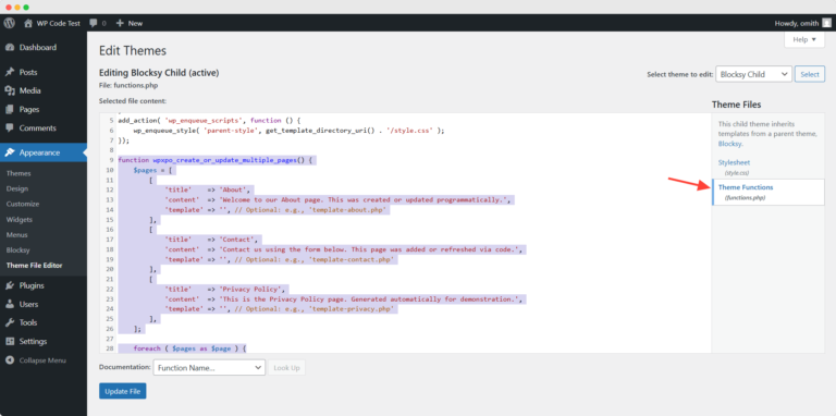 Create WordPress Posts, Pages, Users and Menus Programmatically