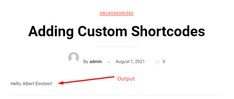 How To Use Wordpress Custom Shortcode Quick Tutorial 2023 1258
