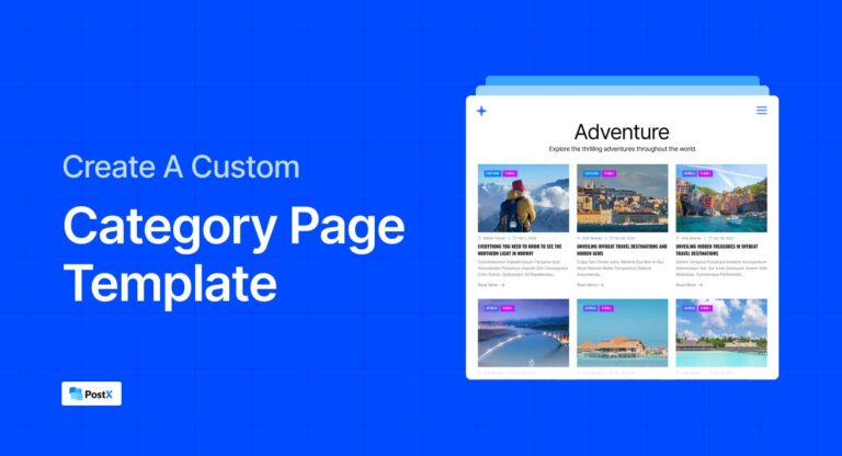 How to Create a Custom Category Page Template in WordPress