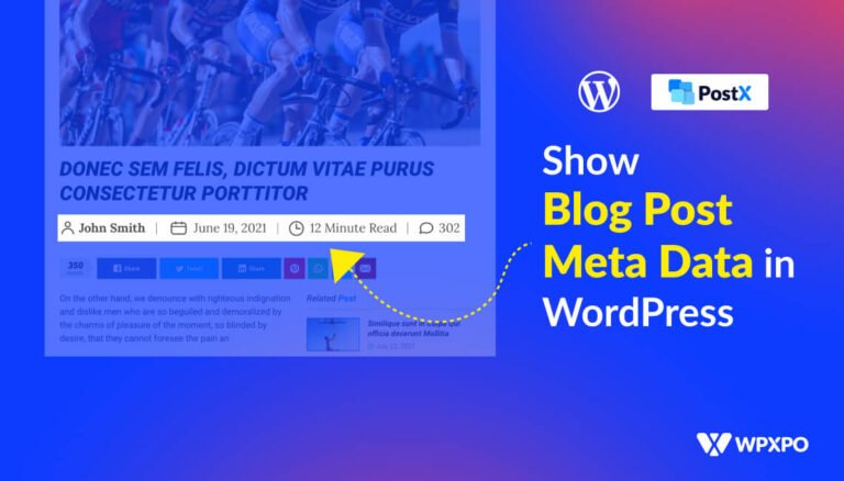 How To Add And Customize Post Meta Data In Wordpress
