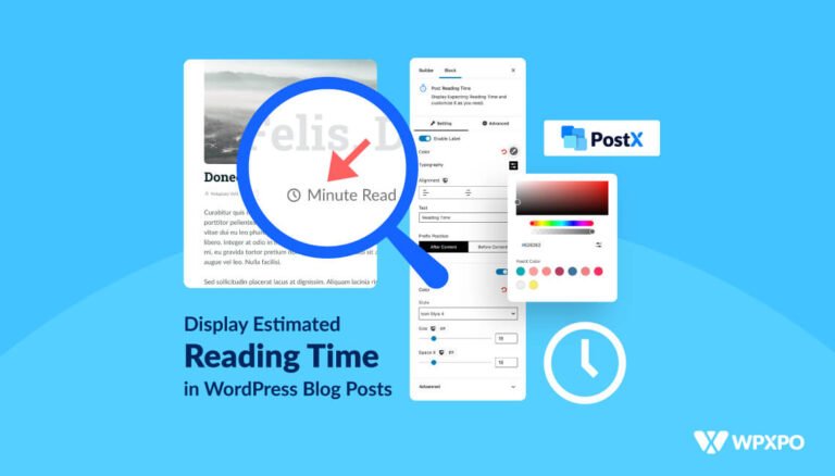 How to Display Estimated Reading Time in WordPress Blogs - WPXPO
