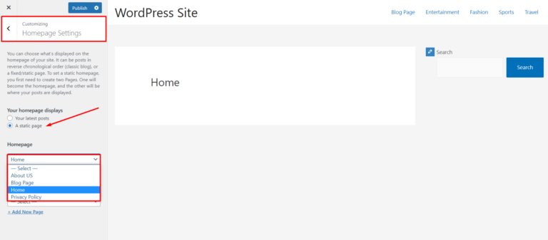 How to Create A Custom Home Page in WordPress [Complete Guide] - WPXPO