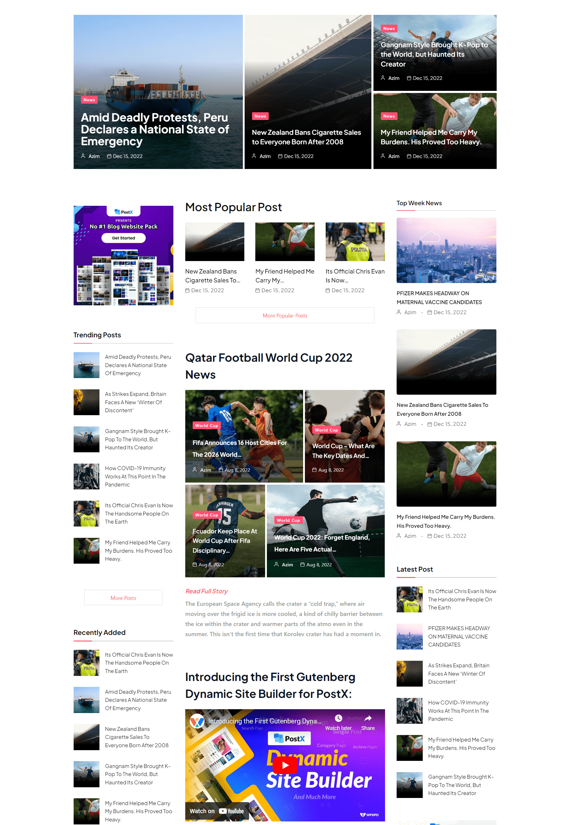 News layout 5: Latest Starter Pack of PostX Brings Unique Vibes - WPXPO