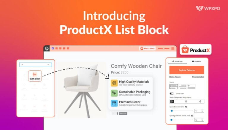 Introducing ProductX List Block - WPXPO Introducing ProductX List Block - WPXPO