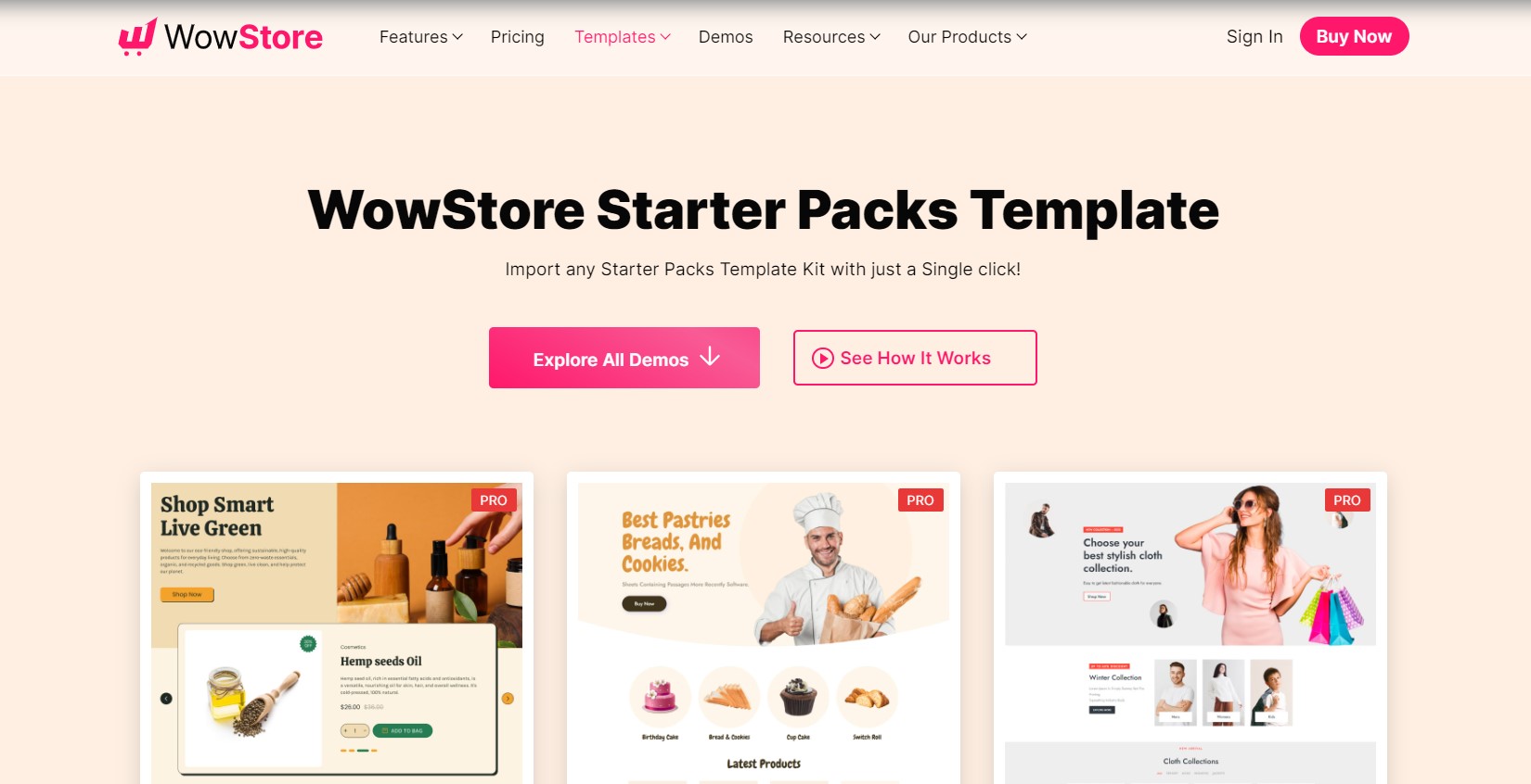 WowStore Starter Packs - WPXPO